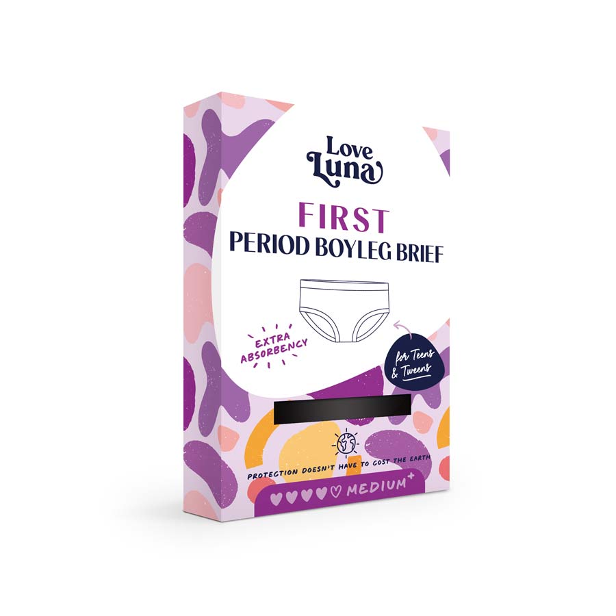 Love Luna Teens Boyleg Period Underwear - The Nappy Lady