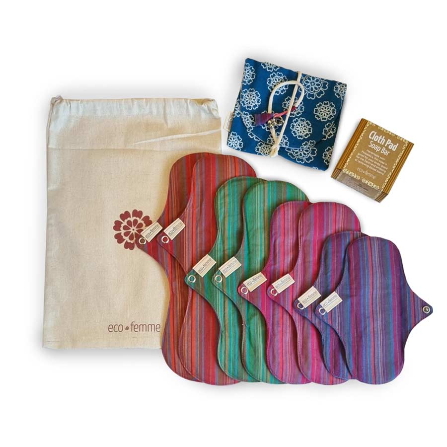 Eco Femme First Period Menstrual Pad Set - The Period Lady